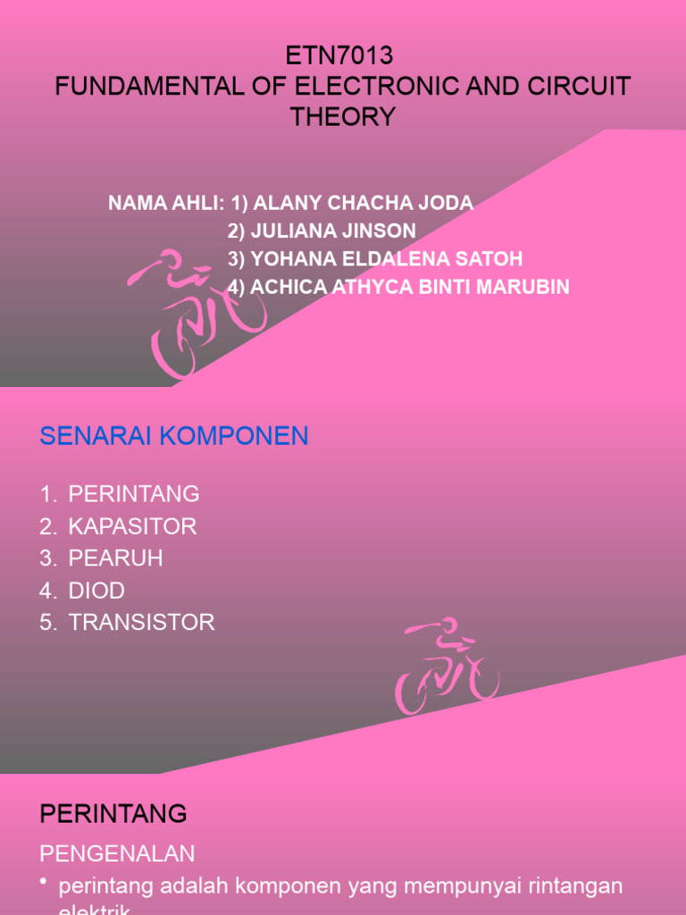 pembentangan komponen | PDF