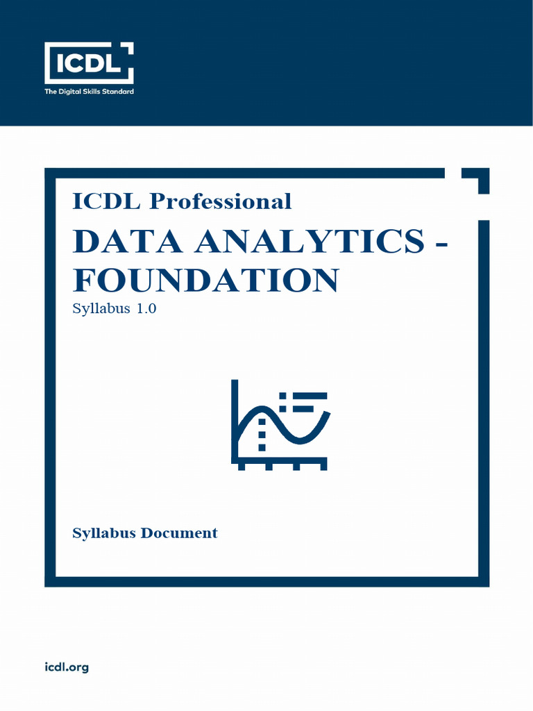 Data Analytics - Foundation Syllabus | PDF | Data Analysis | Data