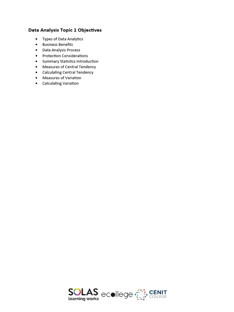 Data Analytics Essentials Guide | PDF