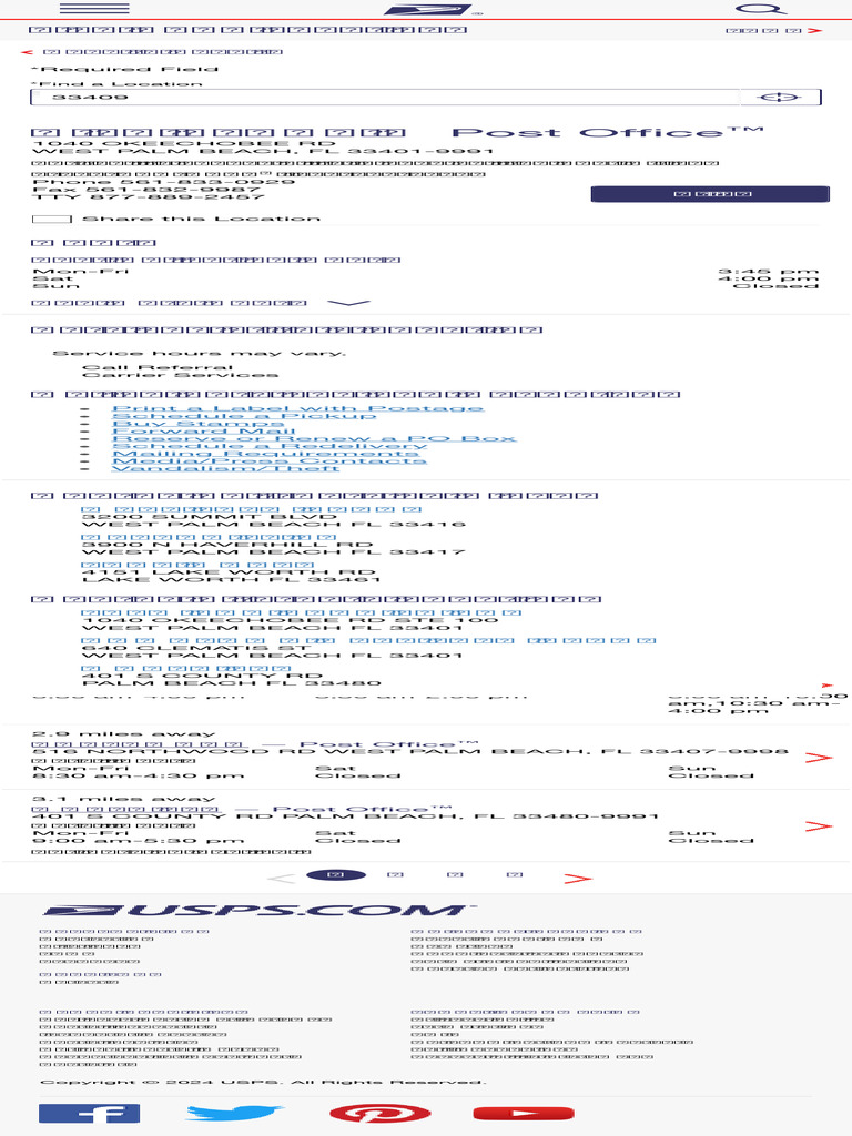 CITY PLACE - Post Office™ USPS | PDF | Independent Agencies Of The ...