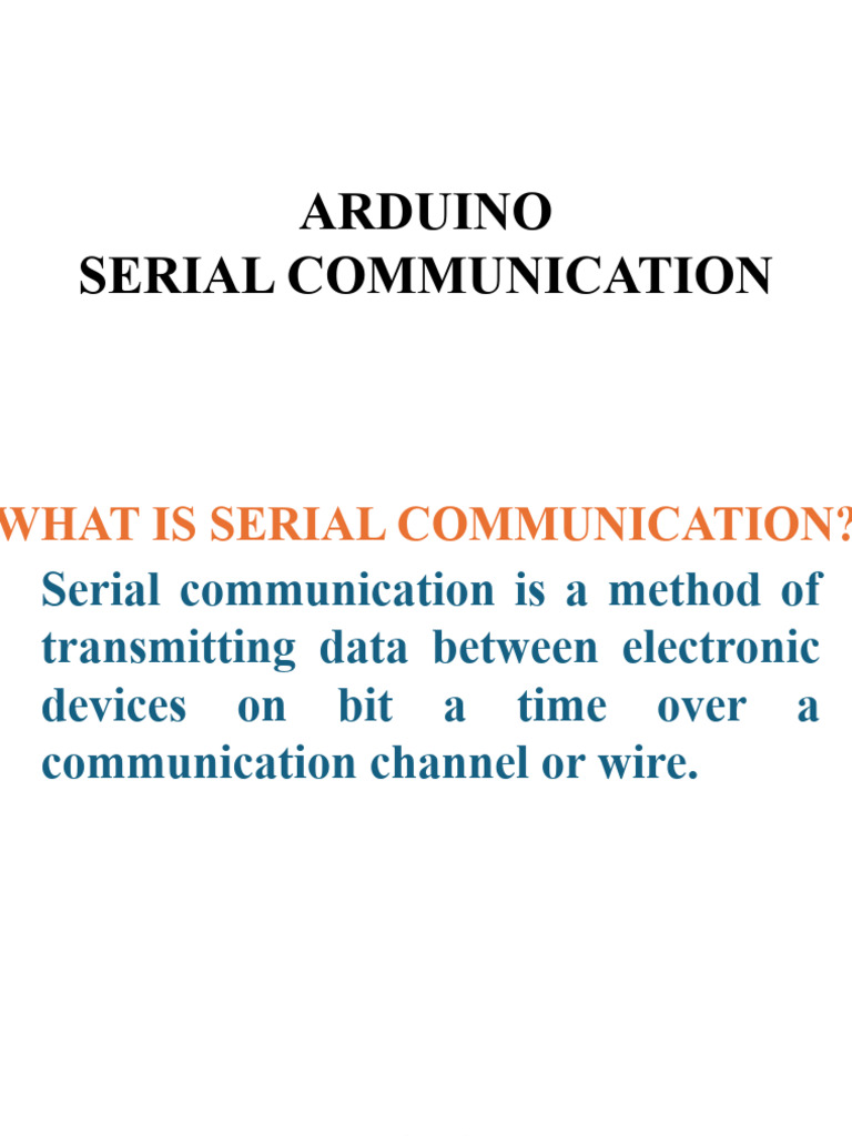 Arduino Serial Communication Pdf Arduino Bluetooth