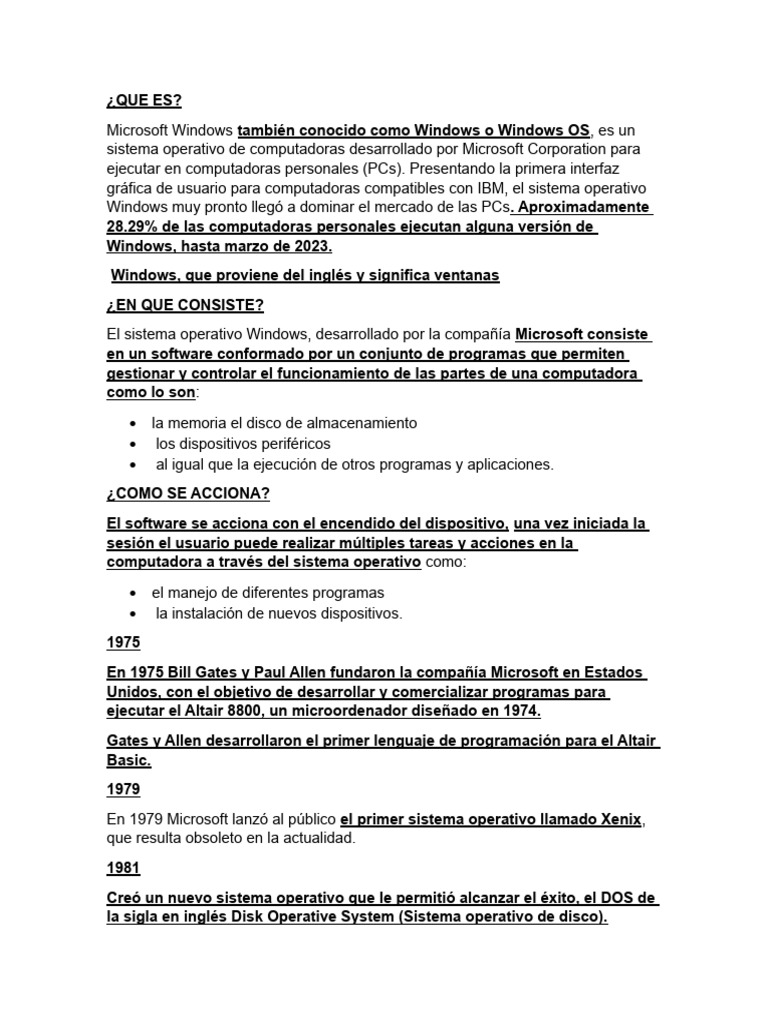 Resumen_de_Windows_ | PDF | Microsoft Windows | Microsoft