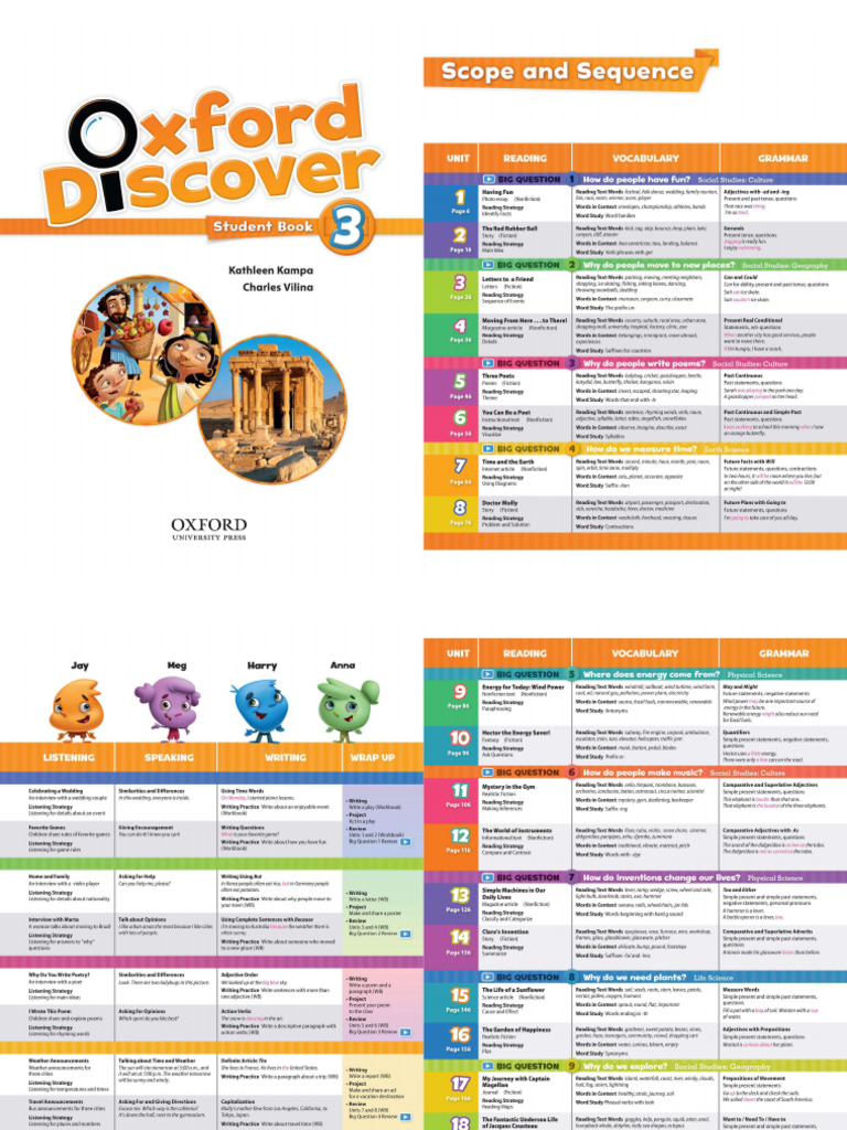 Oxford Discover 3: Unit 12 Overview | PDF | Language Arts & Discipline