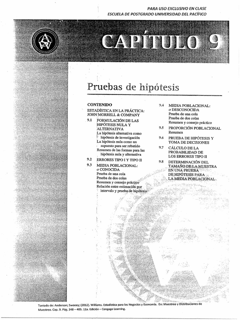 Anderson, David Sweeey, Dennis Williams, Thomas. Cap.9 | PDF