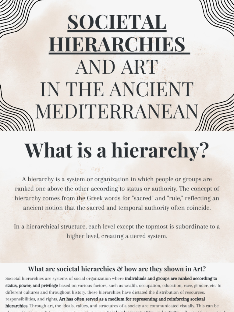 Societal Hierarchies and Art in the Ancient Mediterranean | PDF ...