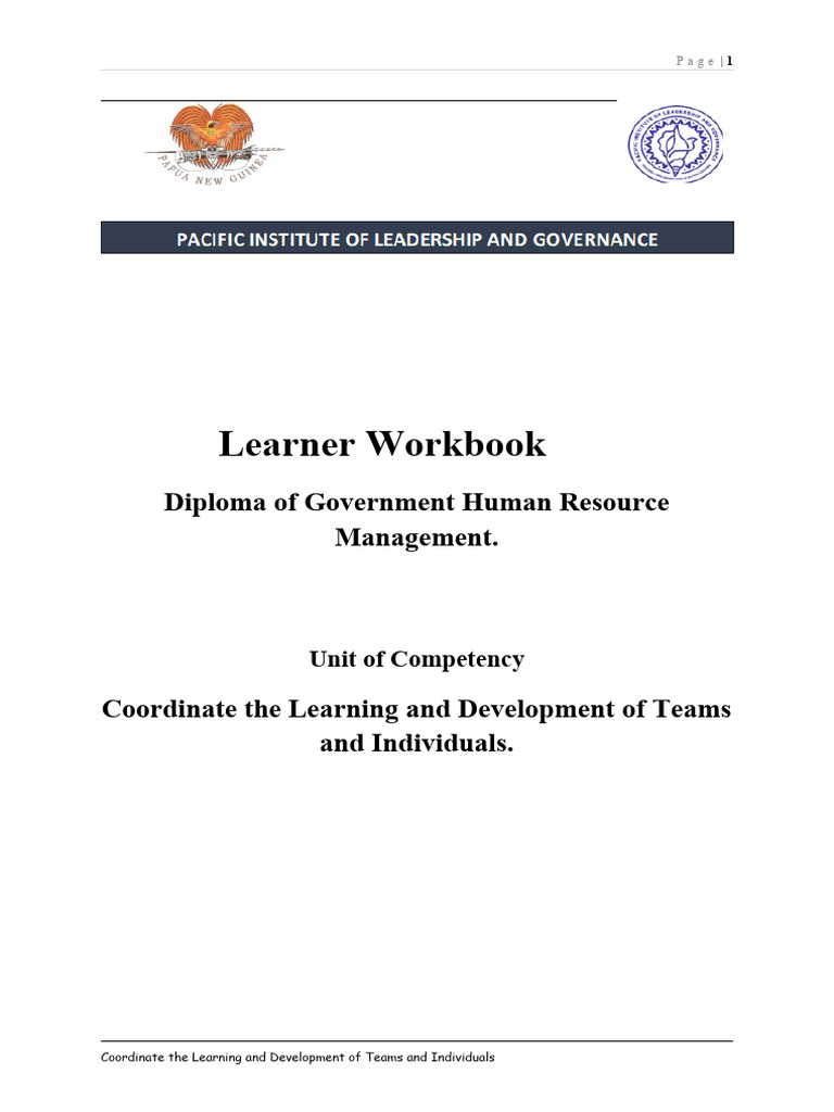 BSBHRM523 Coordinate The Learning and Development of Teams and Individuals Final Draft. | PDF ...