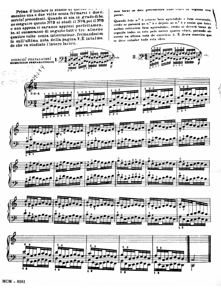 HANON - Exerc. Nº.03 | PDF