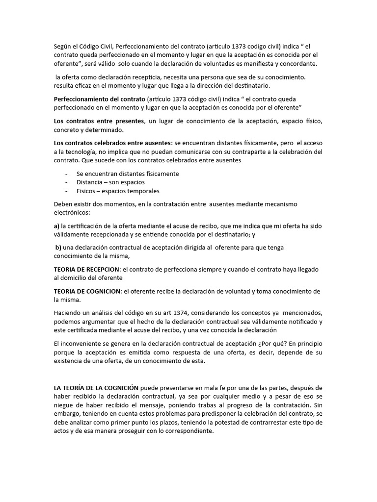 Clase 3 Contratos | PDF | Conocimiento