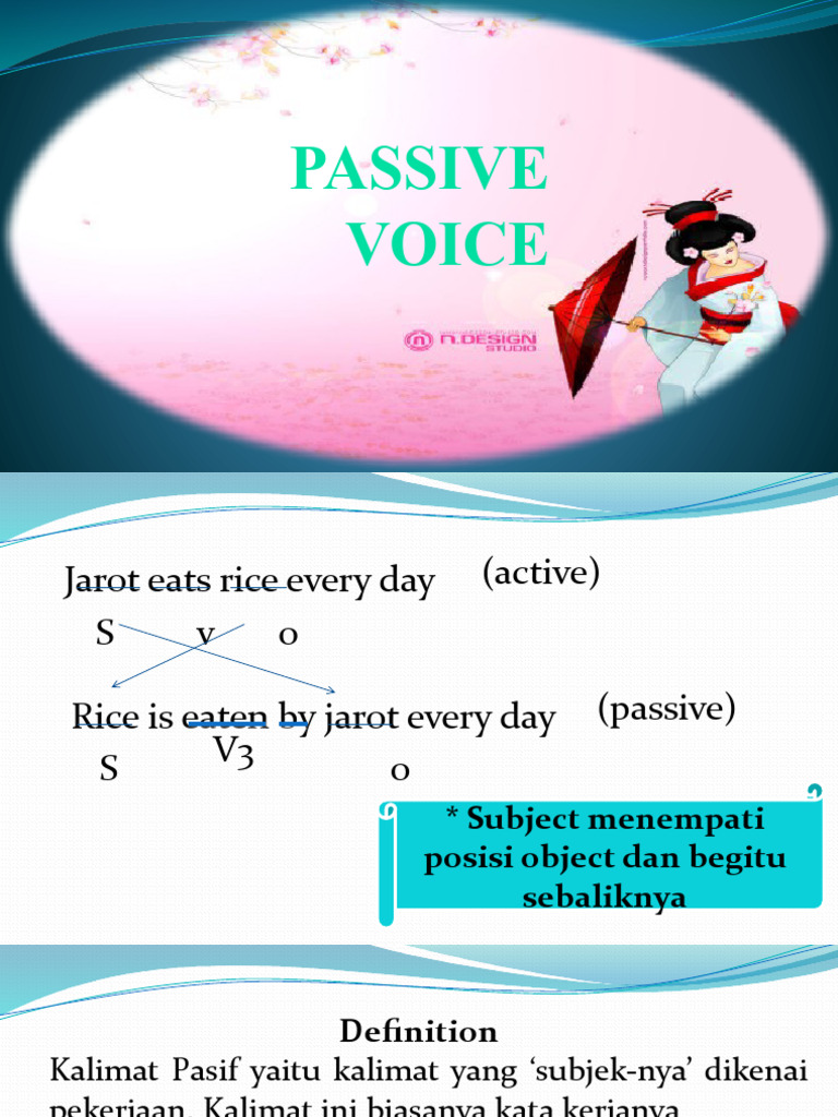 Passive Voice | PDF | Language Mechanics | Linguistics