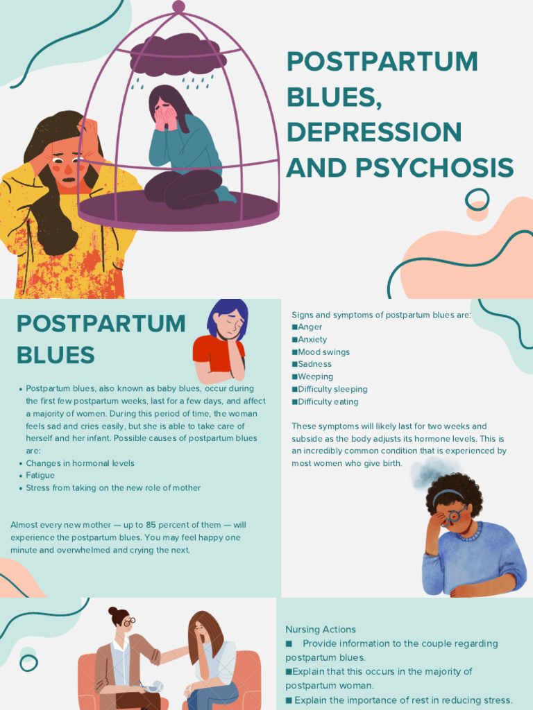 Postpartum Blues Depression and Psychosis | PDF | Major Depressive ...