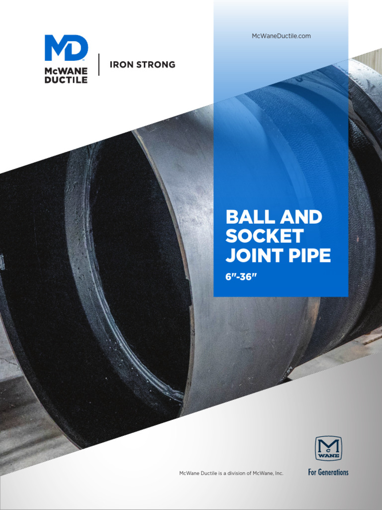 Ball and Socket Joint Pipe 6 36 Brochure | PDF | Pipe (Fluid Conveyance ...