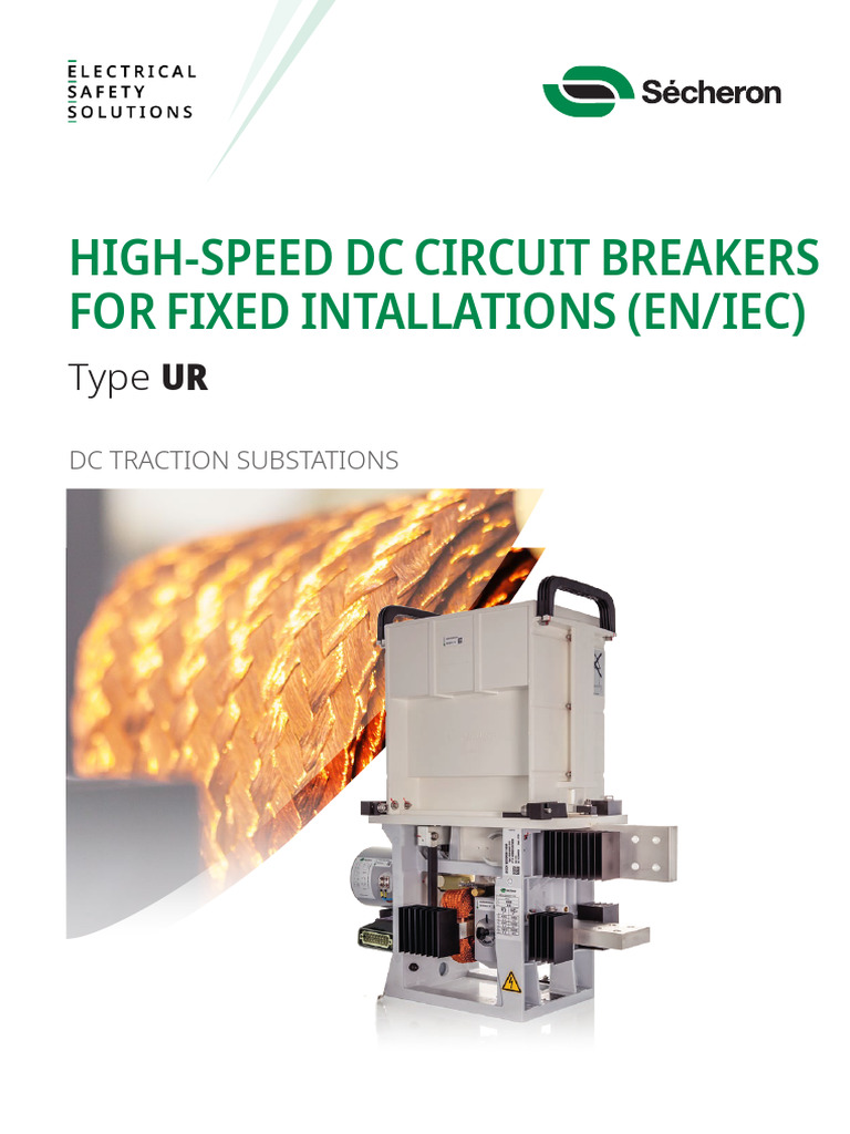 SG101001BEN F18 Brochure Circuit-breaker-DC UR26-80S 04.22 | PDF | Direct Current | Electrical ...