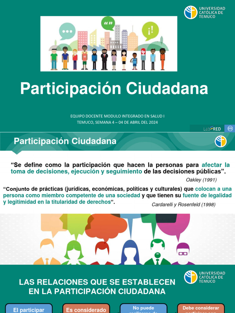 Definición y Niveles de Participación Ciudadana | PDF | Democracia ...