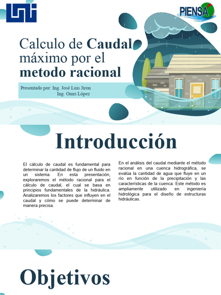 Calculo Caudal_Metodo Racional | Descargar gratis PDF | Descarga ...