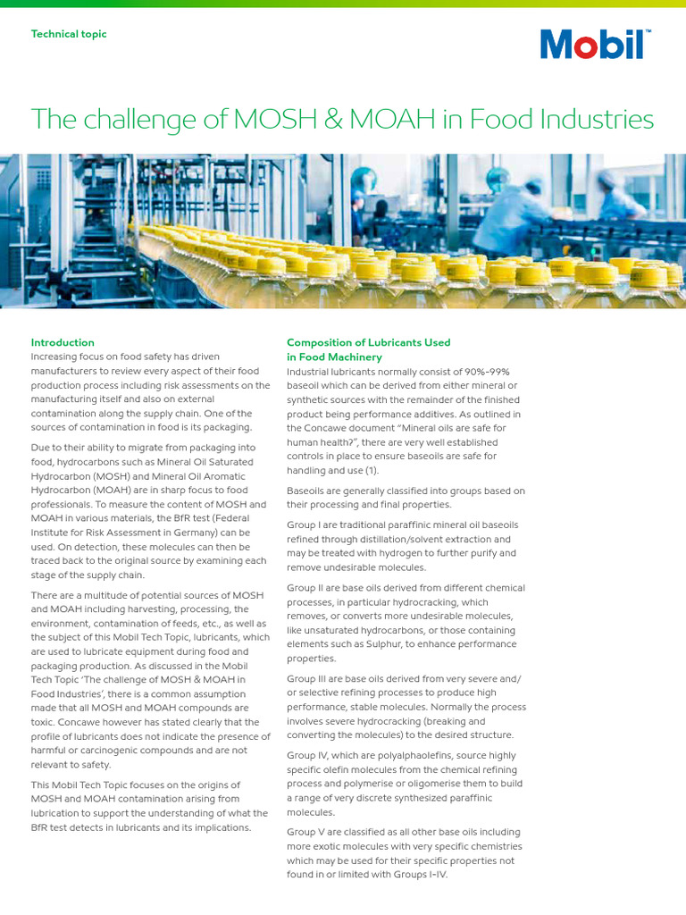 Mosh Moah Tech Topic PDF 3 | PDF | Lubricant | Hydrocarbons