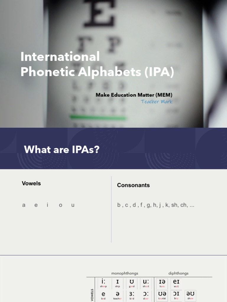 International Phonetic Alphabets | PDF | Vowel | Stress (Linguistics)