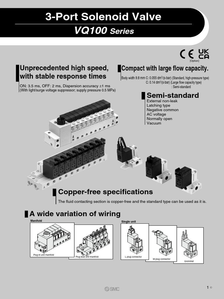 Vq100 Web en | PDF | Electrical Connector | Alternating Current
