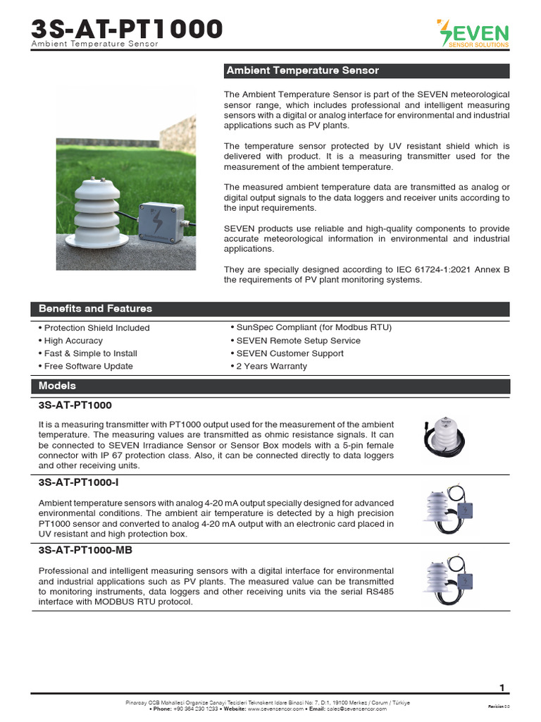 3S-Ambient_Temperature_Sensor | PDF | Sensor | Computer Engineering