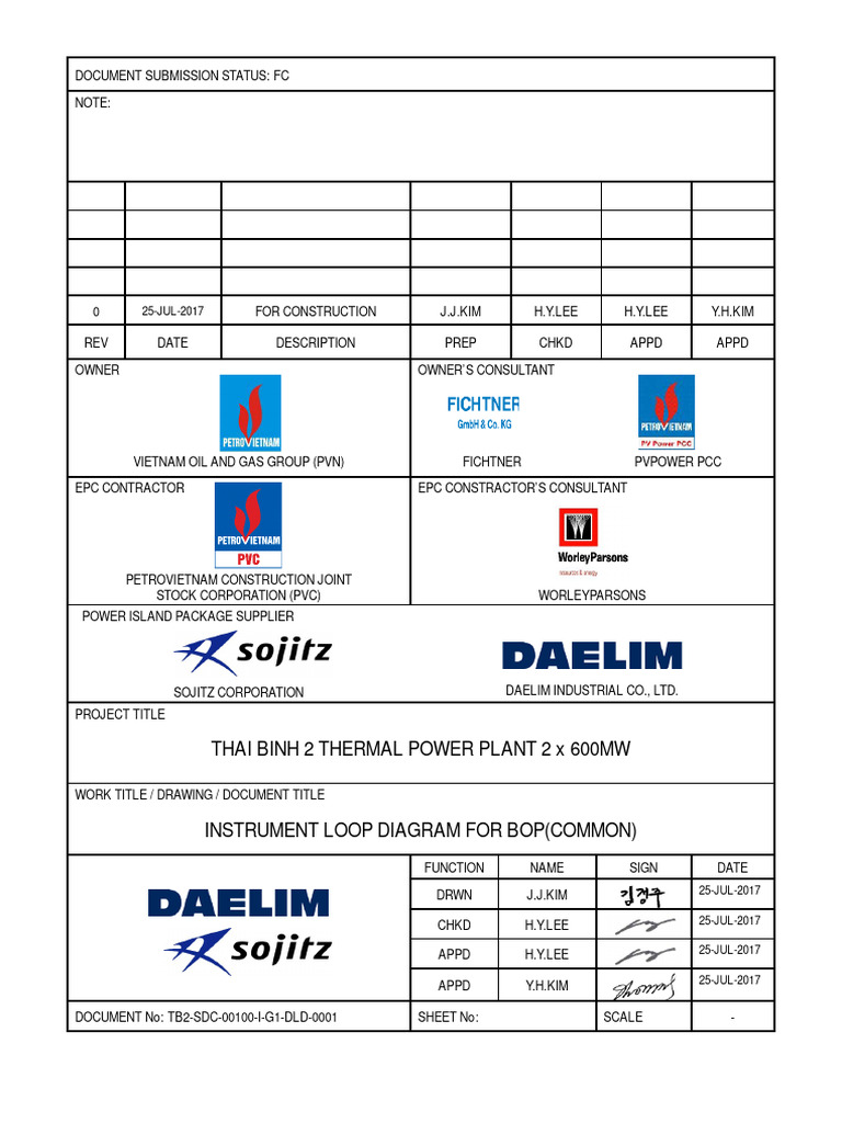 Tb2-Sdc-00100-I-G1-Dld-0001 - 0 - Instrument Loop Diagram For Bop ...