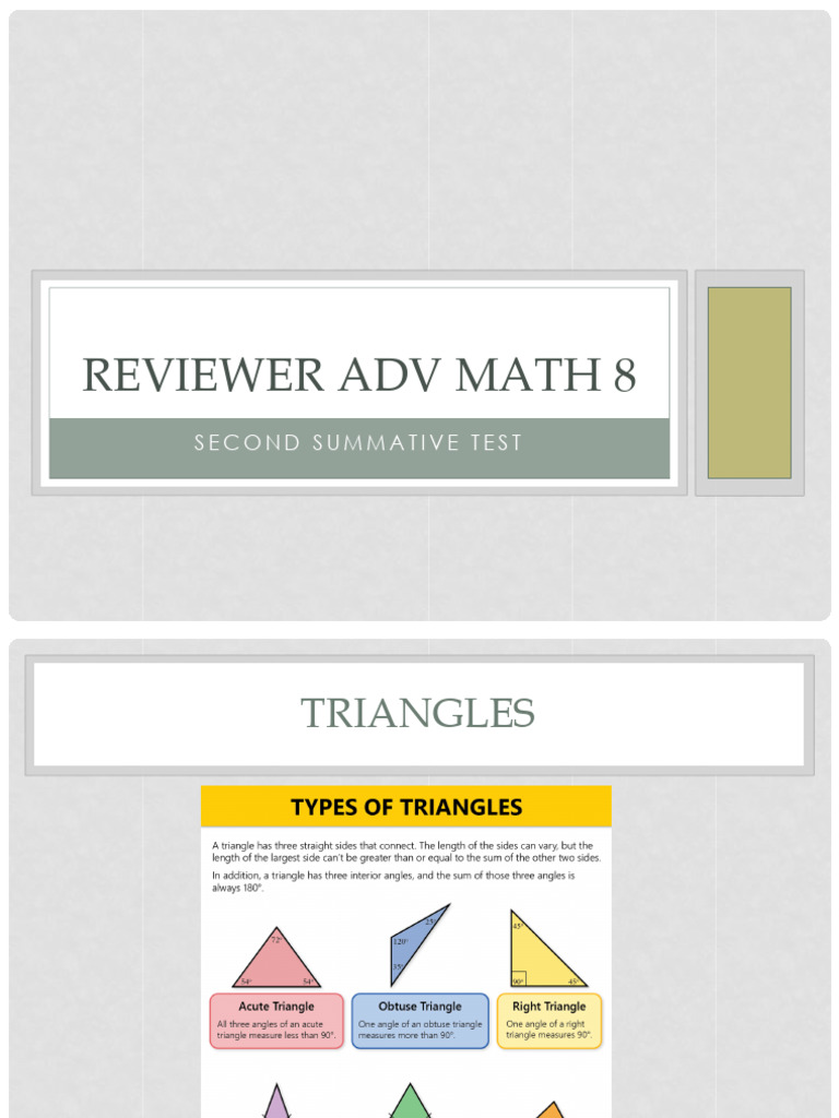 Advanced Math Reviewer | PDF