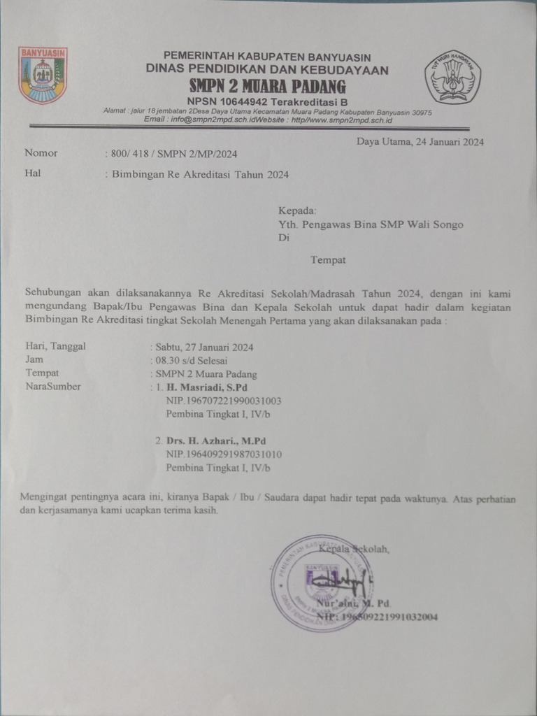 Pengawas Bina SMP Wali Songo | PDF Pengawas Bina SMP Wali Songo | PDF