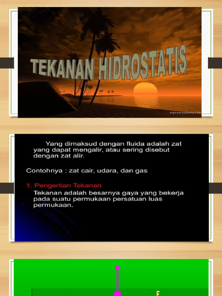 TEKANAN HIDROSTATIS | PDF