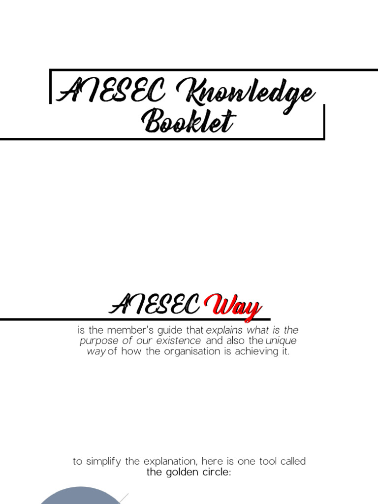 AIESEC Member's Leadership Guide | PDF | Business