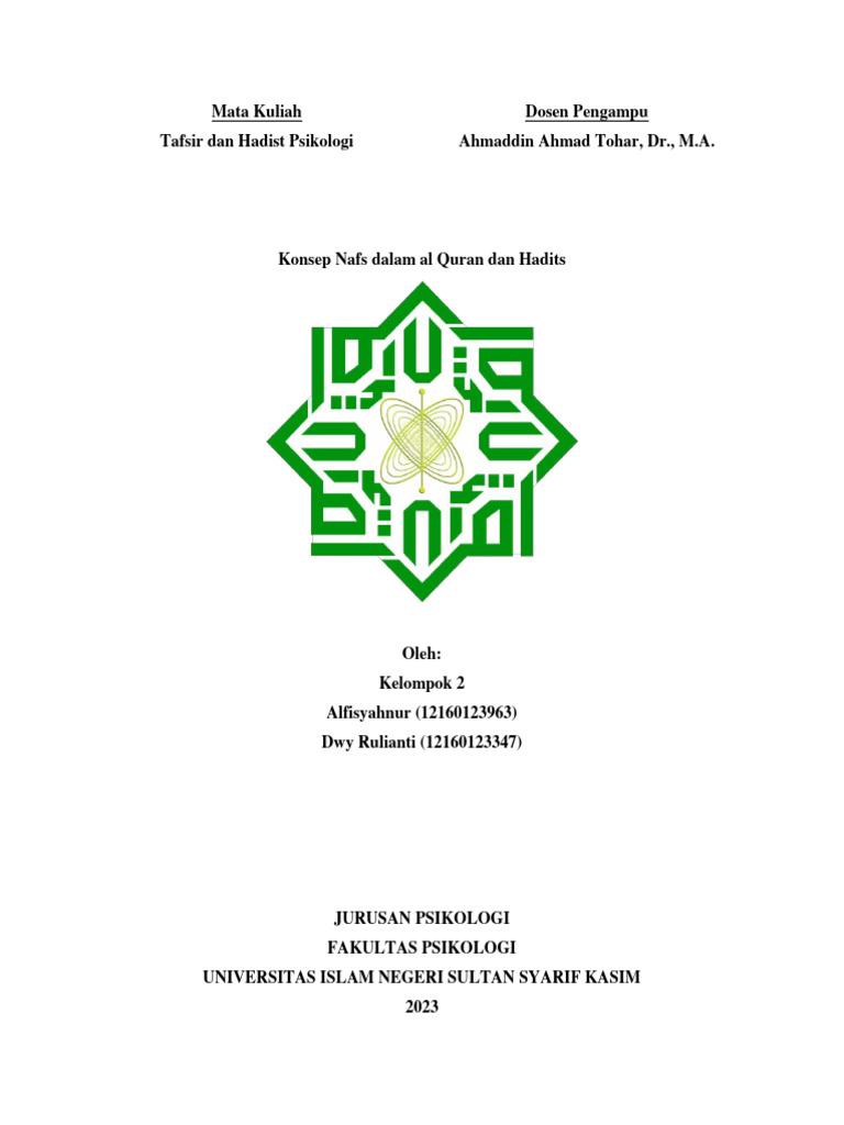 Makalah Tafsir Dan Hadist | PDF | Agama & Spiritualitas