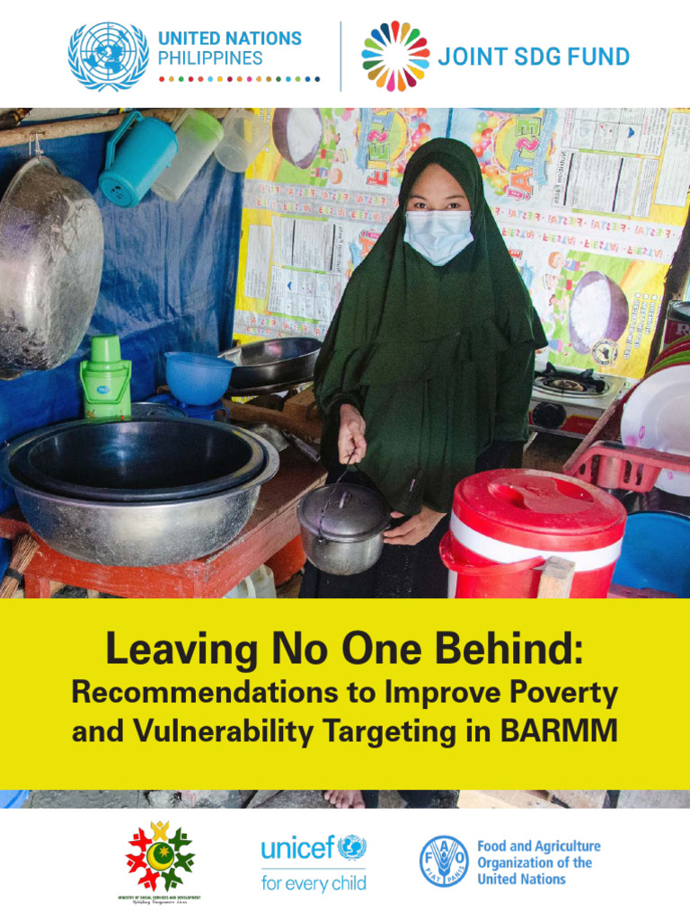 Leaving No One Behind - Recommendations To Improve Poverty and ...
