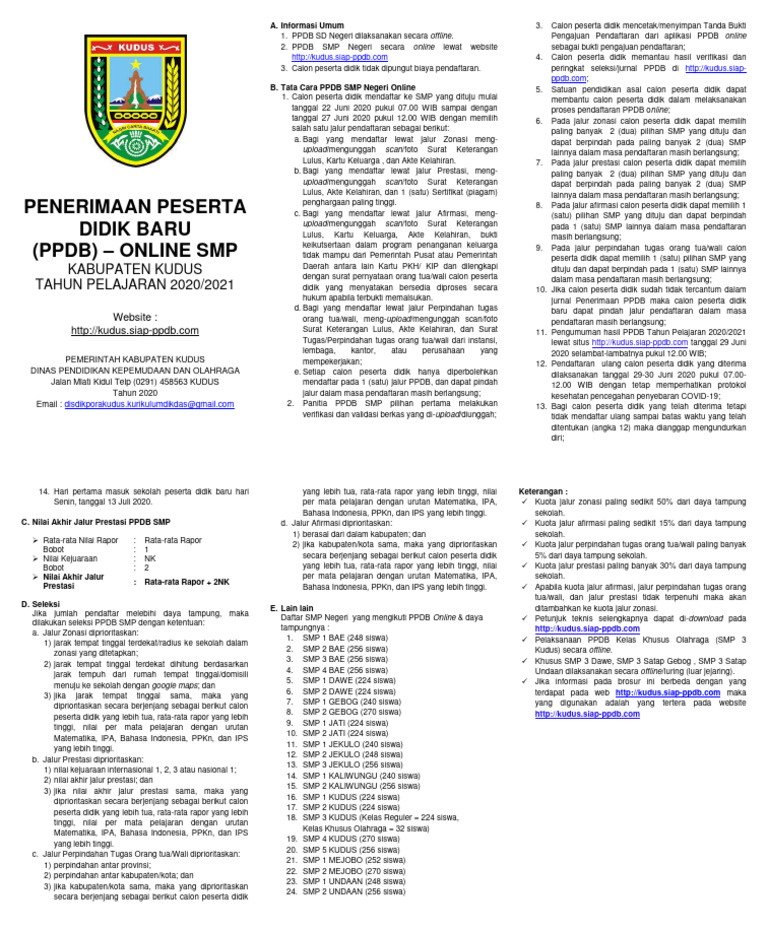 Leaflet PPDB 2020-Fix | PDF