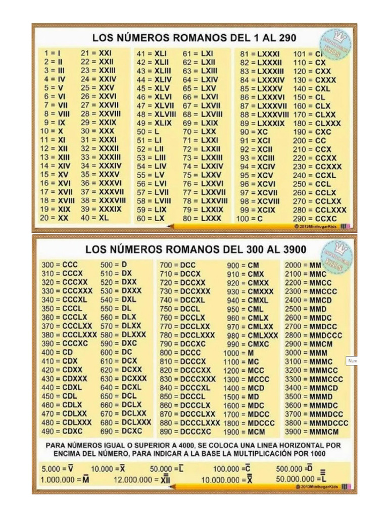 SIGLOS Y EQUIVALENCIAS TOTAL | PDF