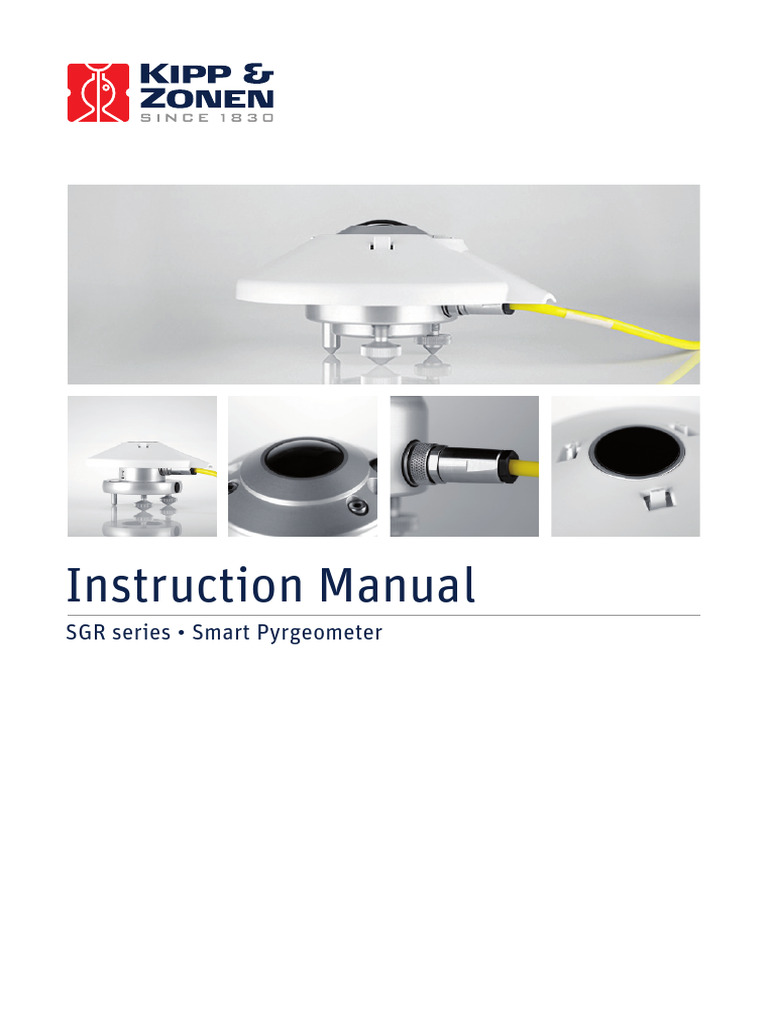 KippZonen Manual Smart Pyrgeometers | PDF | Electrical Connector | Screw