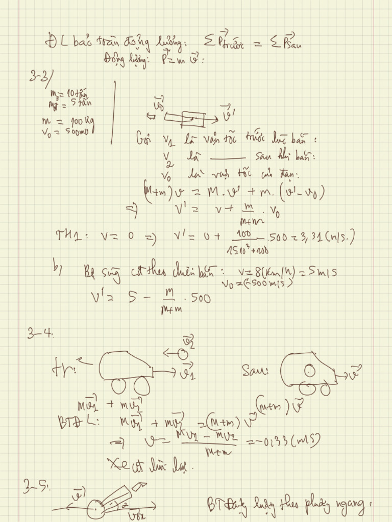 Bai Tap Chuong 3 Ly 1 | PDF