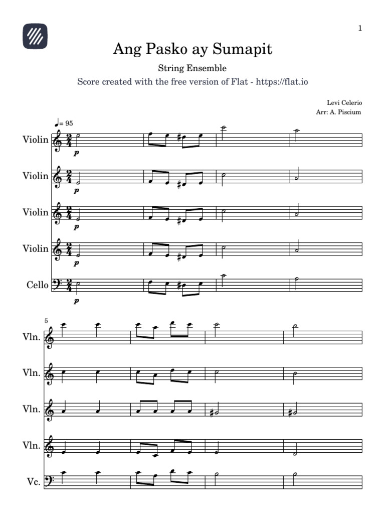 Ang Pasko Ay Sumapit | PDF