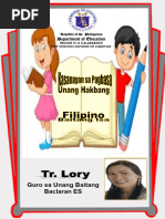 Pagsasanay Sa Pagbasa NG Pangunahing Pantig Worksheet | PDF