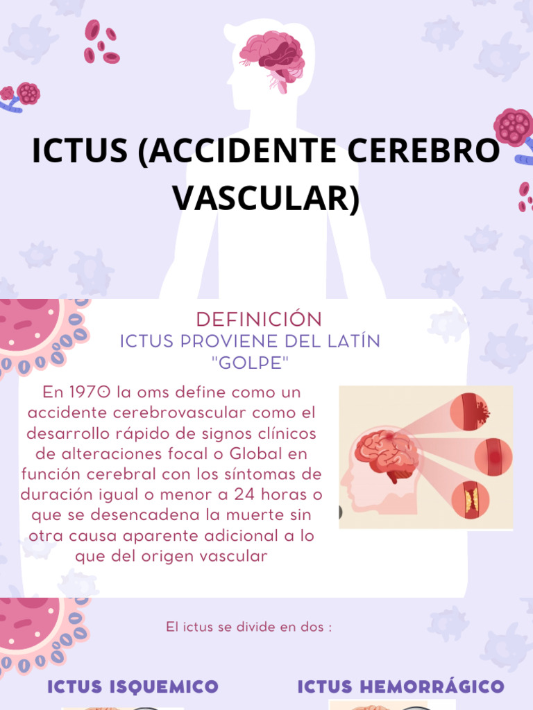 ICTUS | PDF | Carrera | Isquemia