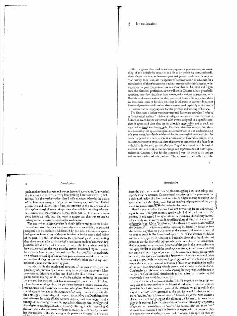 Reevaluating History Through Hauntology | PDF | Jacques Derrida ...