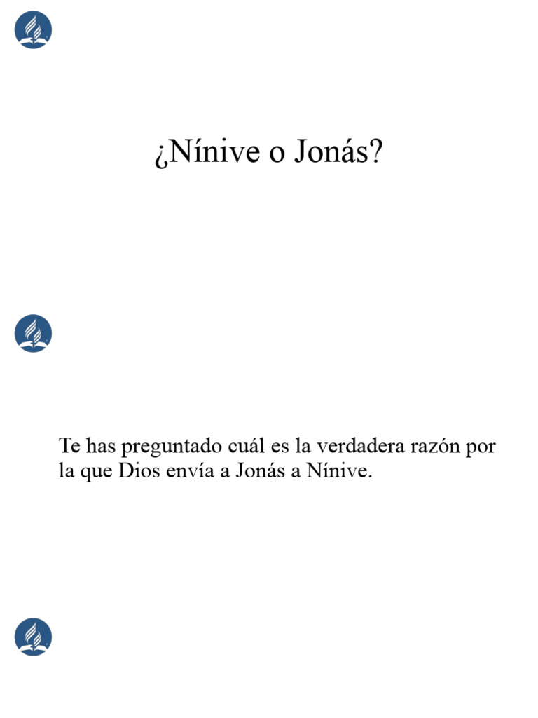 Nínive o Jonás | PDF | Jonás | Gracia divina