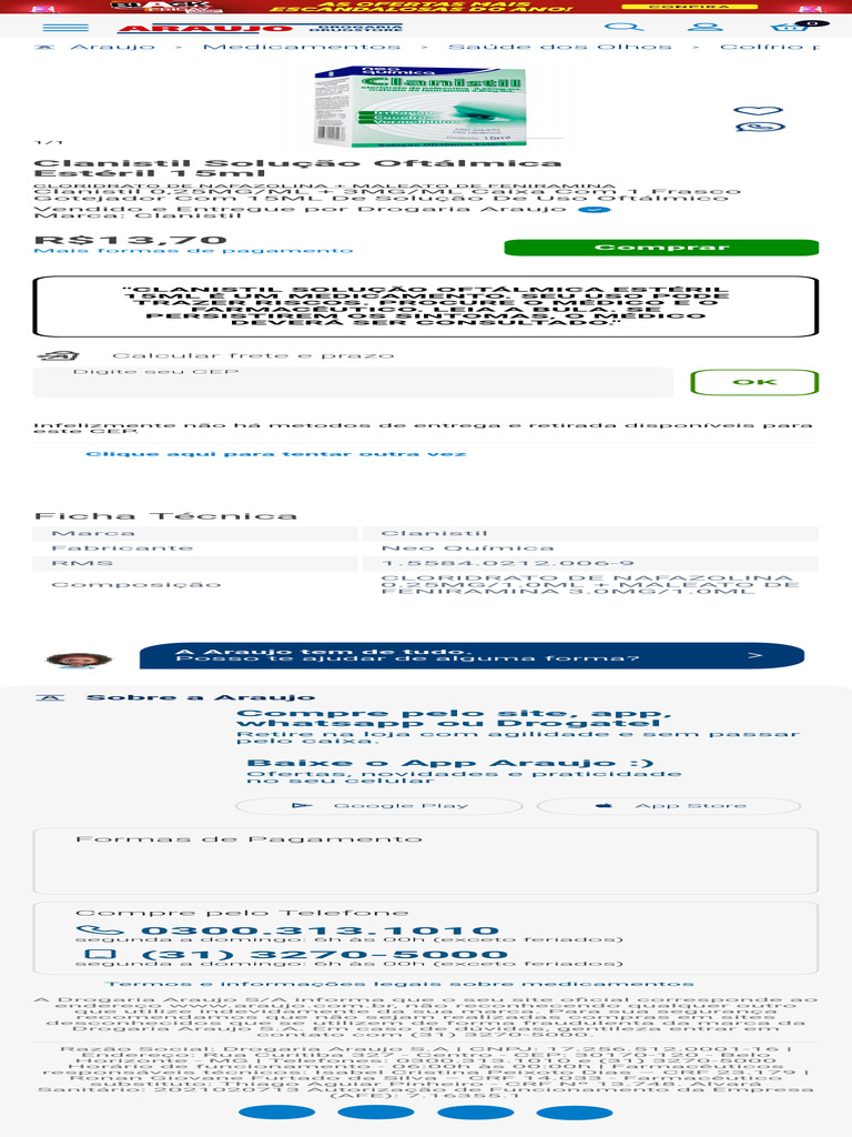 Uso e Composição do Clanistil Colírio | PDF | Sistema de saúde ...