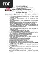 Basic Science JSS1 Examination Question Bank | PDF | Force | Water