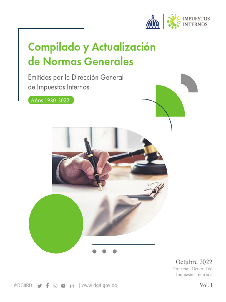 Normas Generales DGII 1980-2022 | PDF