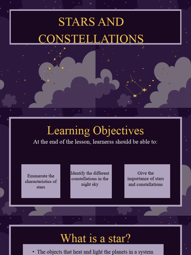 Star Life Cycle and Constellations | PDF | Stars | Astronomy