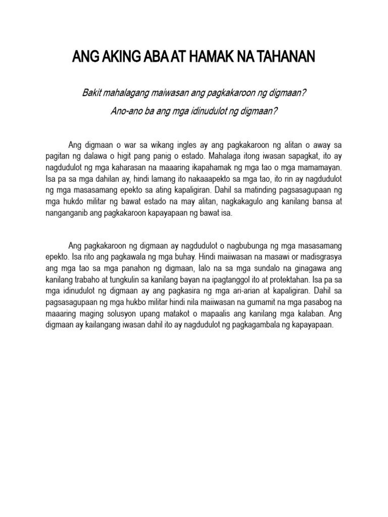 Pagsulat Sa Journal Compilation | PDF