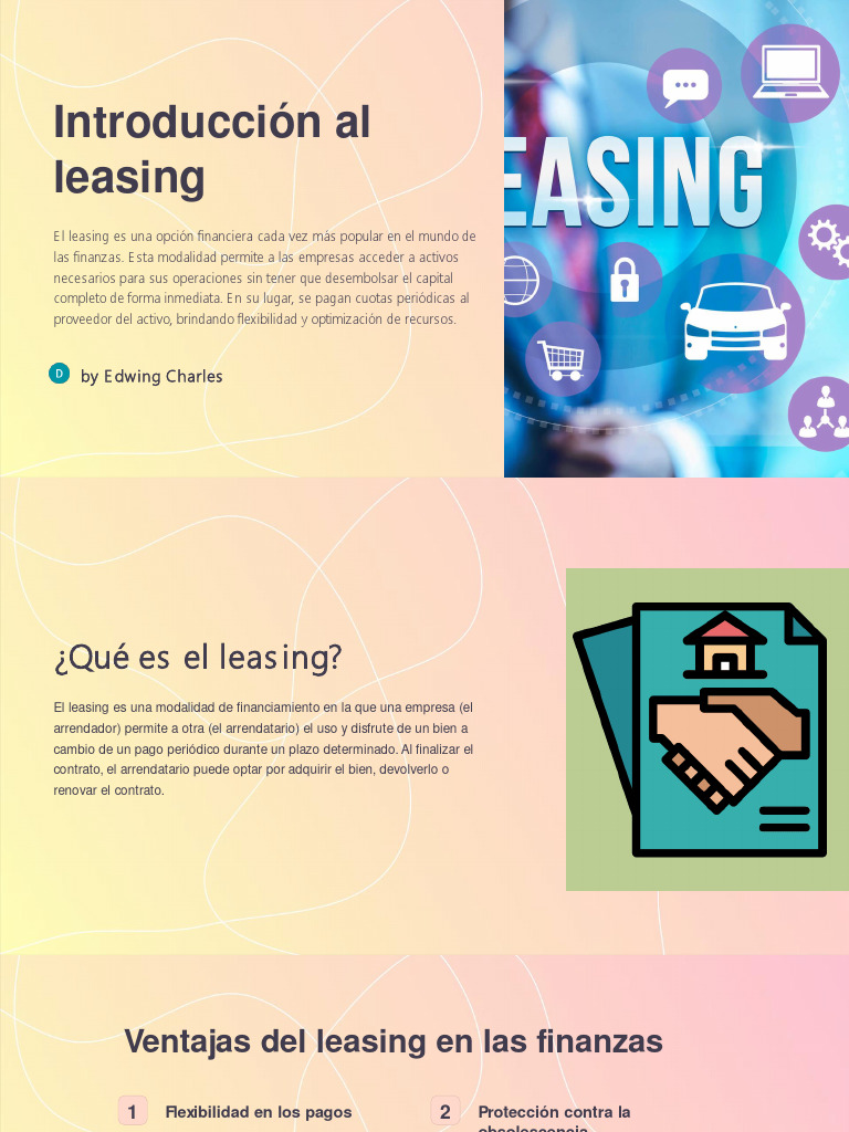 Introduccion Al Leasing | PDF | Economias