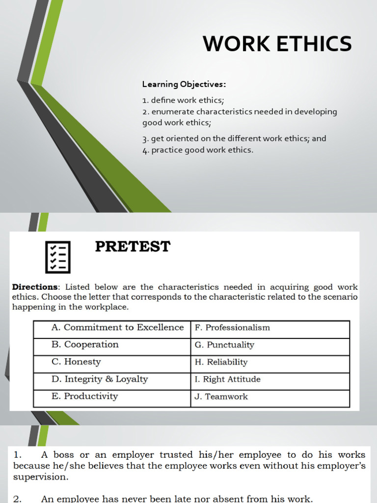 Work Ethics | PDF | Social Psychology