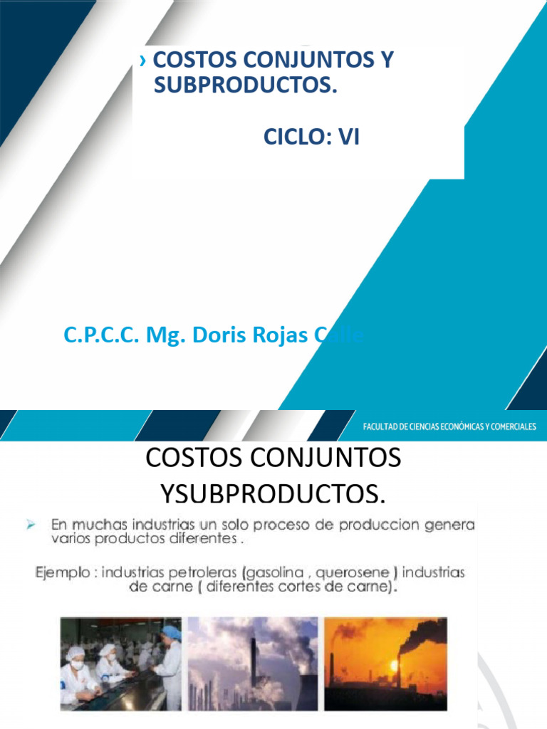 Costos Conjuntos 1 | PDF | Mercado (economía) | Negocios económicos