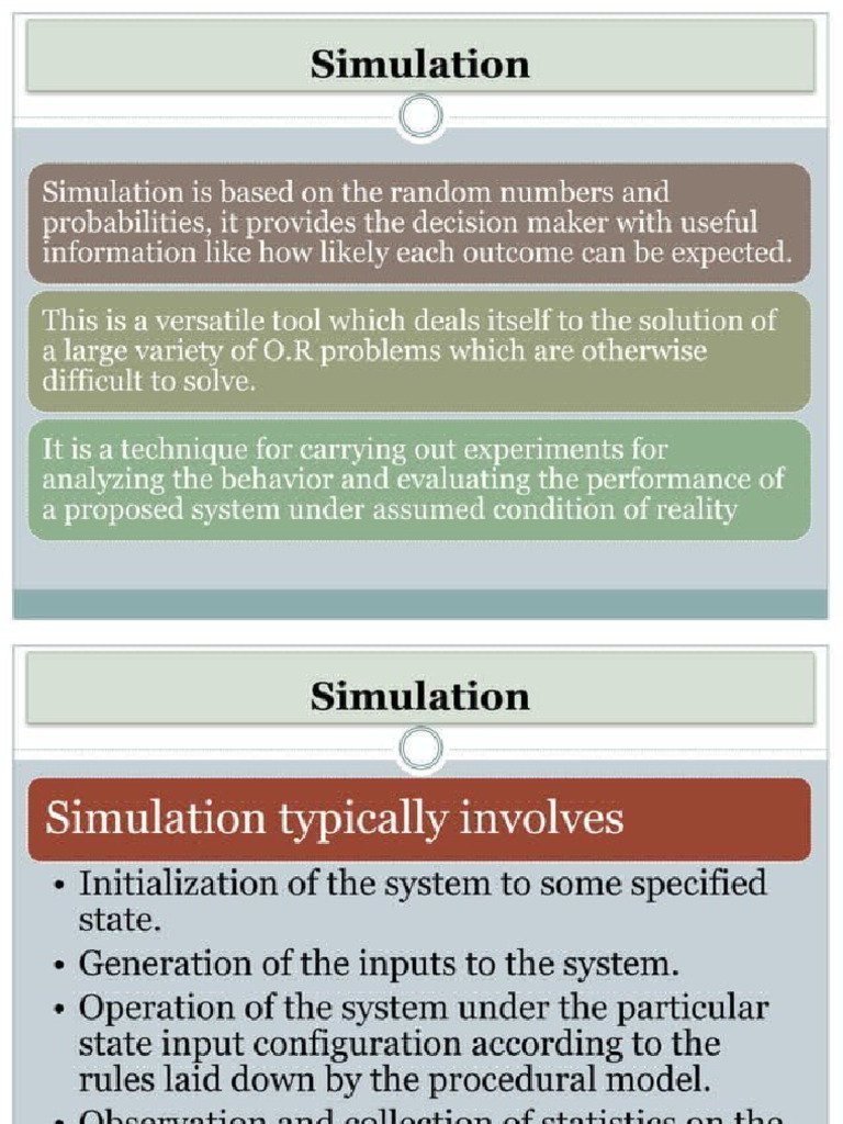 Simulation Based On Random Variables and Prob. | PDF