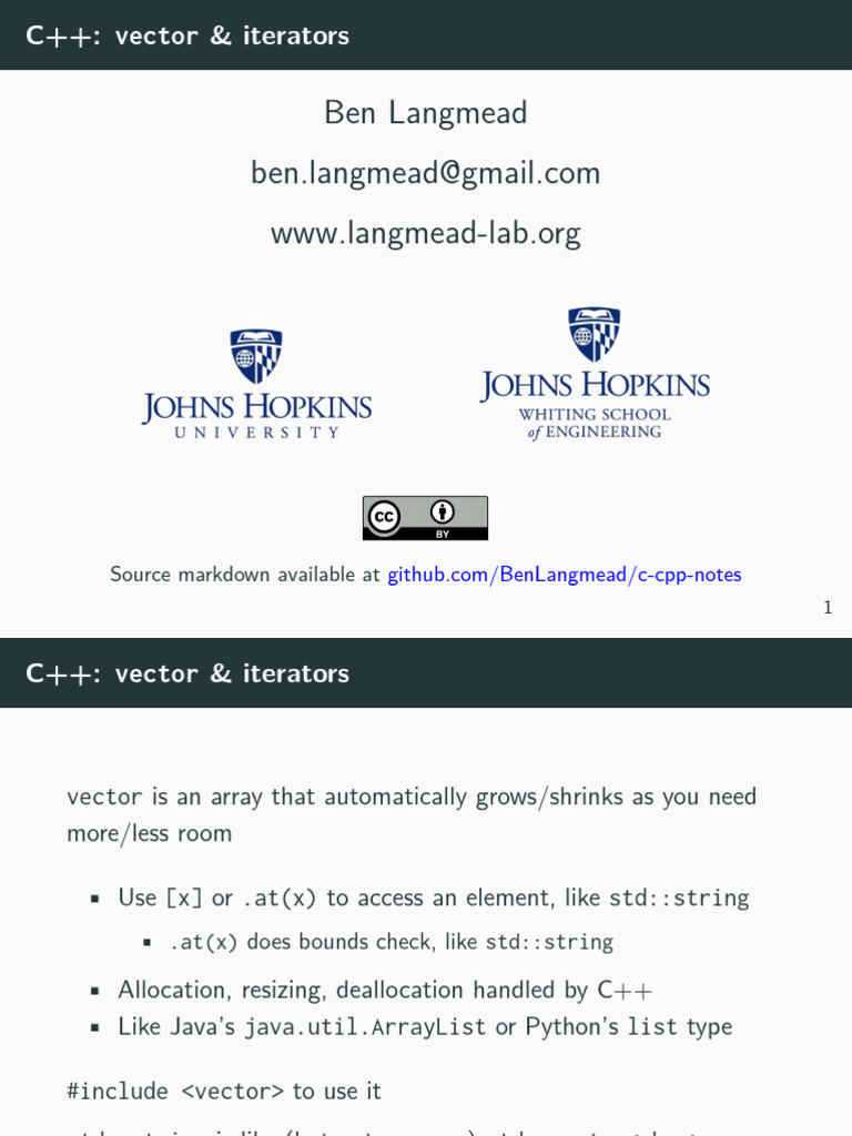 540 Vector Iter | PDF | Software Development | Computer Programming