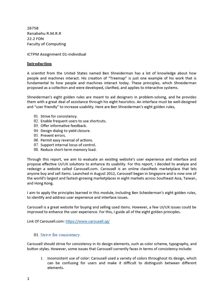 Carousell Revamp | PDF | Usability | User Interface