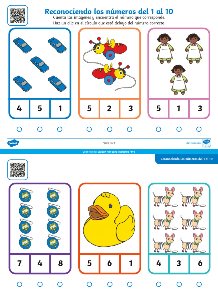 CL M 1635776061 PDF Interactivo Actividad de Reconocimiento de Numeros ...